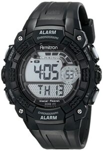 armitron sport men's 408209blk digital watch