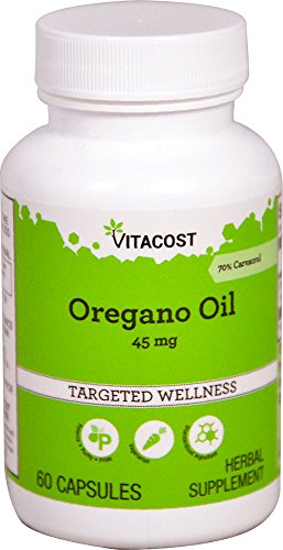 Nutraceutical Sciences Institute (NSI) Vitacost Oregano Oil - Standardized Extract - 510 mg - 60 Vegetarian Capsules