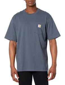 carharttmensloose fit heavyweight short-sleeve pocket t-shirtbluestonex-large