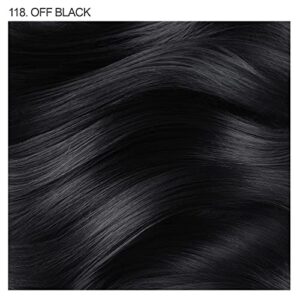 Adore Semi Permanent Hair Color - Vegan and Cruelty-Free Hair Dye - 4 Fl Oz - 118 Off Black (Pack of 1)