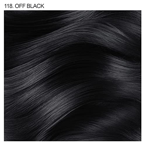 Adore Semi Permanent Hair Color - Vegan and Cruelty-Free Hair Dye - 4 Fl Oz - 118 Off Black (Pack of 1)