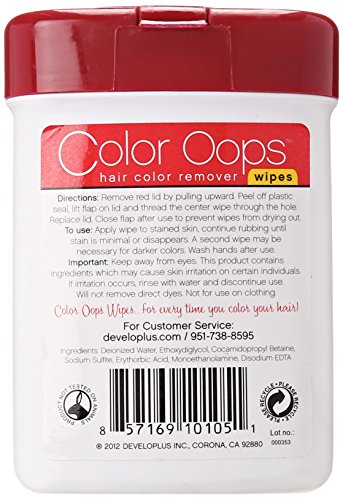 Color Oops Hair Color Removing Wipes (10 Count)