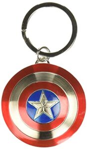 marvel captain america shield pewter key ring