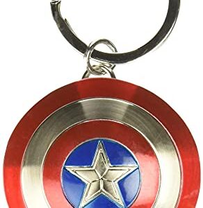 Marvel Captain America Shield Pewter Key Ring