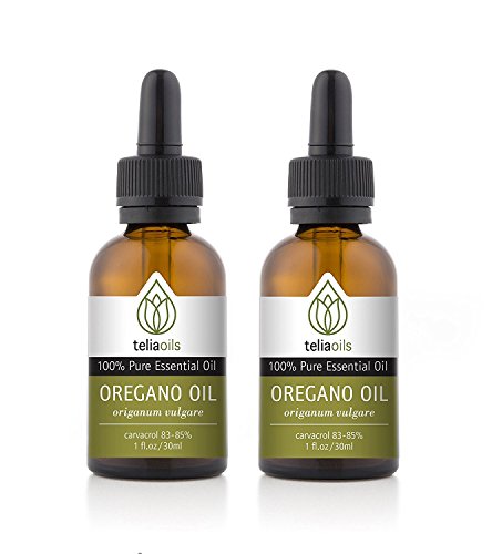 Teliaoils Oil of Oregano, Super Strenght 83-85% Carvacol, Edible Oregano from Greek Mountains