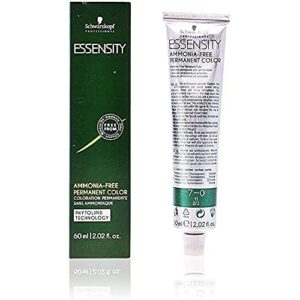 schwarzkopf professional essensity permanent hair color, 7-0, medium natural blonde, 2.1 ounce