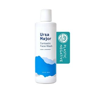 ursa major fantastic face wash | natural, vegan & cruelty free | daily foaming facial cleanser for men & women | 8 ounces