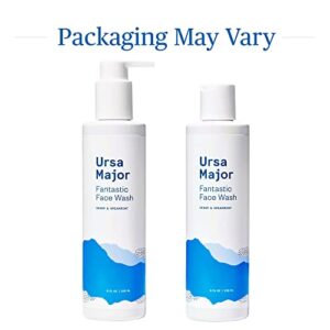 Ursa Major Fantastic Face Wash | Natural, Vegan & Cruelty Free | Daily Foaming Facial Cleanser for Men & Women | 8 ounces