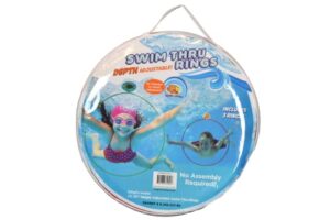 water sports swim thru rings, swimming pool toys for summer activities and outdoor games, assorted pack