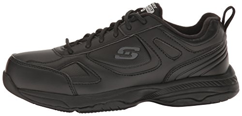 Skechers for Work Women's Dighton Bricelyn Wide Work Shoe, Black, 7.5 W US