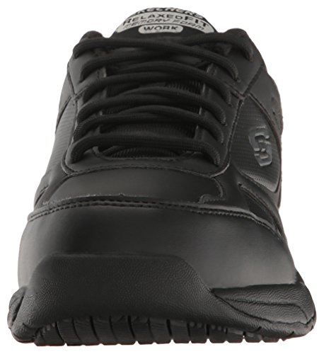 Skechers for Work Women's Dighton Bricelyn Wide Work Shoe, Black, 7.5 W US