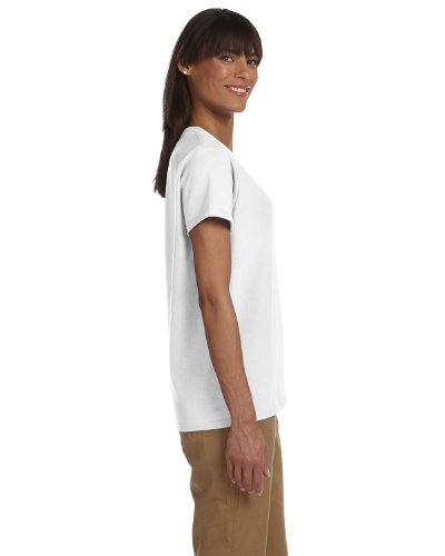 Gildan Ladies' Ultra Cotton? 6 oz. T-Shirt M White