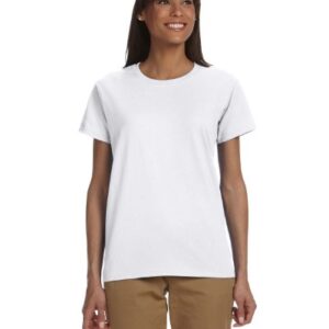 Gildan Ladies' Ultra Cotton? 6 oz. T-Shirt M White