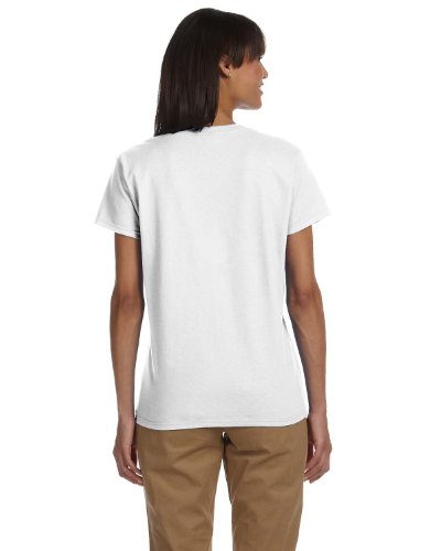 Gildan Ladies' Ultra Cotton? 6 oz. T-Shirt M White