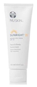 nu skin sunright spf 35