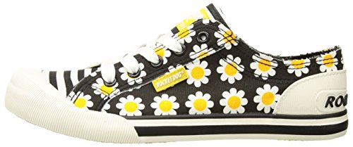 Rocket Dog womens Jazzin Sneaker, Daisy Black, 9 US