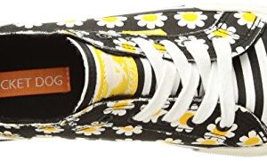 Rocket Dog womens Jazzin Sneaker, Daisy Black, 9 US