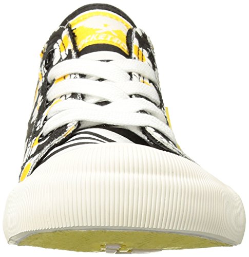 Rocket Dog womens Jazzin Sneaker, Daisy Black, 9 US