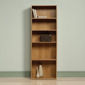 Sauder Beginnings 5-Shelf Bookcase, Highland Oak finish