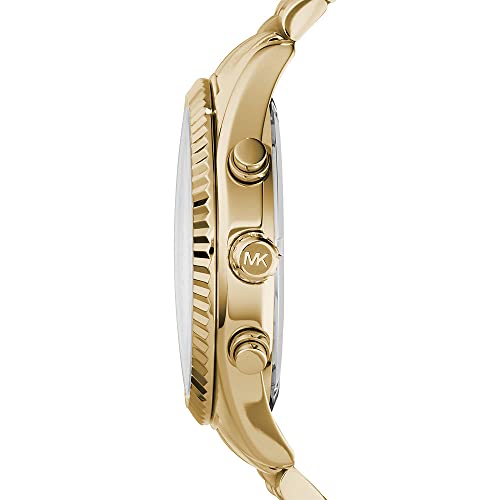 Michael Kors Lexington Gold-Tone Stainless Steel Watch MK8281