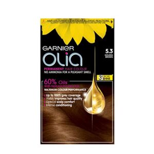 garnier olia permanent hair colour 5.3 golden brown