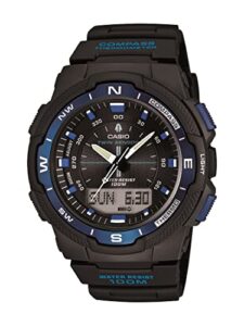 casio sports japanese-quartz watch with resin strap, black, 18 (model: sgw500h-2bv)