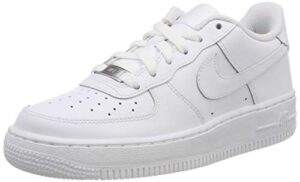 nike air force 1, white/white, 6 us unisex little kid