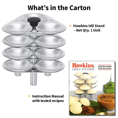 Hawkins G05 Mini Idli Stand for Pressure Cooker, Mettalic