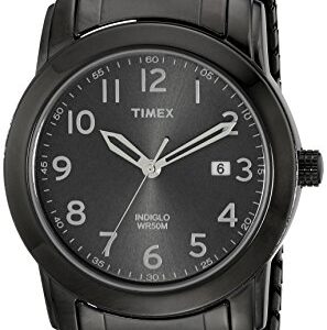 Timex Men's T2P135 Highland Street Gray Stainless Steel Expansion Band Watch