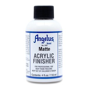 angelus brand acrylic leather paint matte finisher no. 620 - 4oz