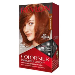 revlon colorsilk hair color, 42 medium auburn 1 ea (pack of 6)