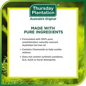 Thursday Plantation Tea Tree Face Wash Foam, Gentle Soap-Free Skin Cleanser, 5.1 fl oz