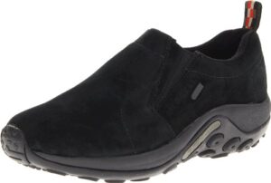 merrell men's jungle moc waterproof slip-on shoe,black,11.5 m us