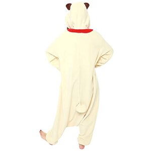 SAZAC Pug Dog Kigurumi - Onesie Jumpsuit Halloween Costume