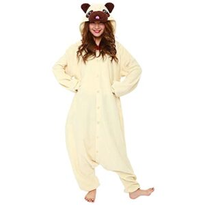 SAZAC Pug Dog Kigurumi - Onesie Jumpsuit Halloween Costume