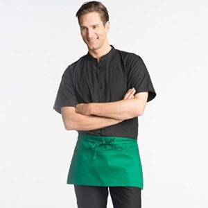 Uncommon Threads Unisex Waist Apron 3 Section Pocket, Black, One Size