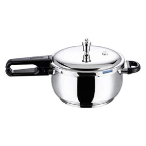 vinod v-5.5l splendid plus handi stainless steel pressure cooker, 5.5-liter