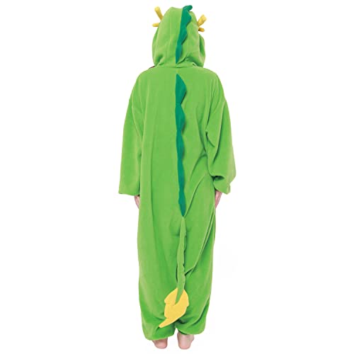 SAZAC Dragon Kigurumi - Onesie Jumpsuit Halloween Costume (Regular, Adult, One-Size-Fits-All)