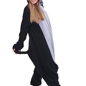 Spooky Black Cat Kigurumi (Adult Mid Night Cat)