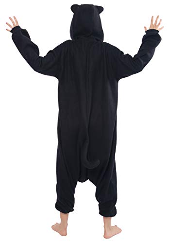 Spooky Black Cat Kigurumi (Adult Mid Night Cat)