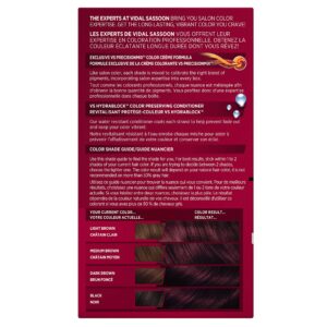 Vidal Sassoon Pro Series Permanent Hair Dye, 3VR Deel Velvet Violet Hair Color, Pack of 1