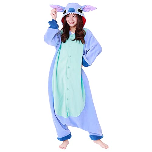 SAZAC Stitch Kigurumi - Onesie Jumpsuit Halloween Costume