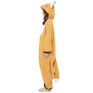 SAZAC Fox Kigurumi - Onesie Jumpsuit Halloween Costume