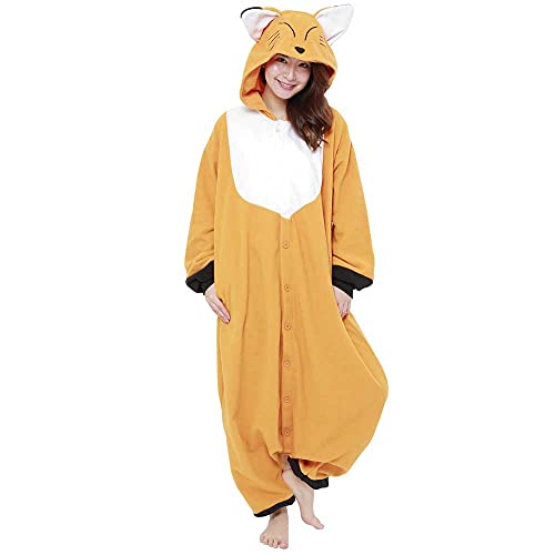 SAZAC Fox Kigurumi - Onesie Jumpsuit Halloween Costume