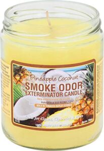 smoke odor exterminator candle, pineapple & coconut - 13 oz