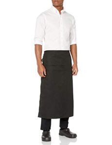 uncommon threads unisex adult full apron, black, one size us