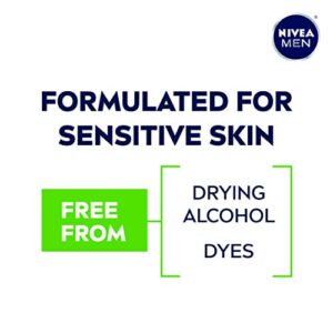 Nivea Men Sensitive Face Wash with Vitamin E, Chamomile and Witch Hazel Extracts, 5 Fl Oz Tube