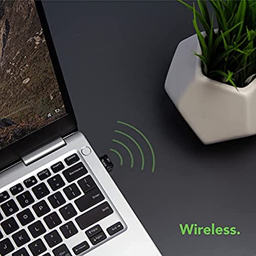 Plugable USB 2.0 Wireless N 802.11n 150 Mbps Nano WiFi Network Adapter (Realtek RTL8188EUS Chipset) Driverless Plug and Play for Windows