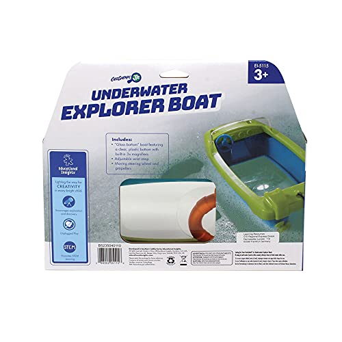 Educational Insights GeoSafari Underwater Explorer Boat, Magnifier Bottom To Explore, Ages 3+