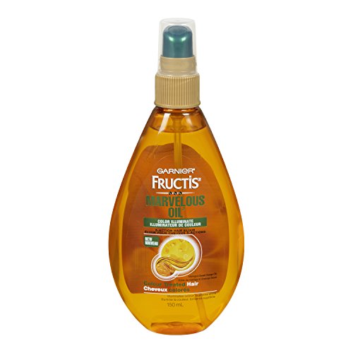 Garnier Skin and Hair Care Fructis Marvelous Oil Color Illuminate 5 Action Hair Elixir for Color Treated Hair, 5 Fluid Ounce